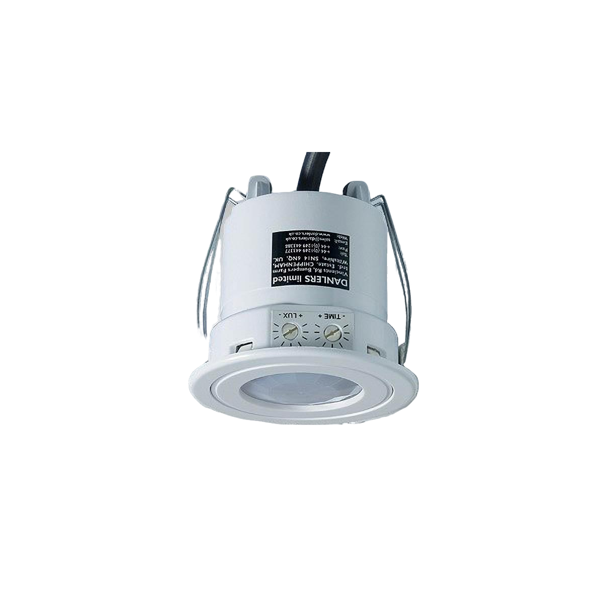 Danlers CEFL PIR 10A White Flush Mounted Ceiling 360° Passive Infra Red ...