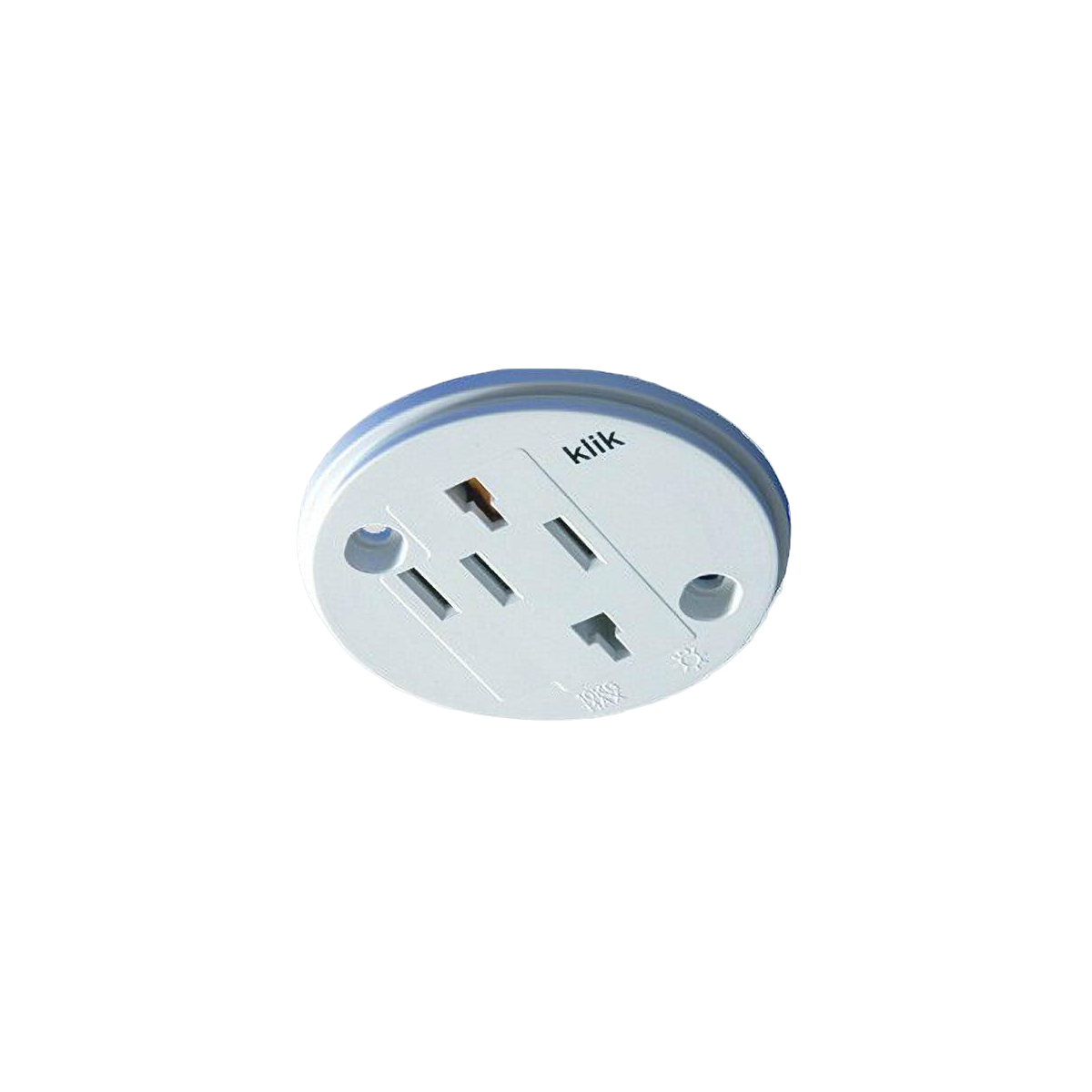 Danlers CESO White Round Ceiling Socket For Plug-In Ceiling Controls ...
