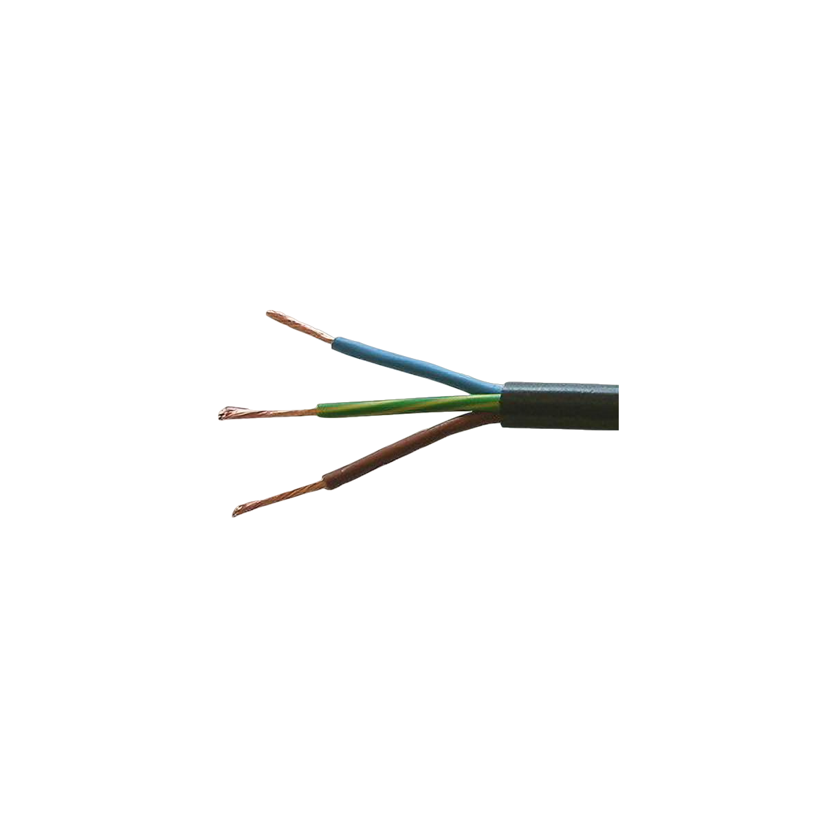 3183Y1.5BLK100 BASEC Approved 3183Y Black 3 Core PVC Insulated ...