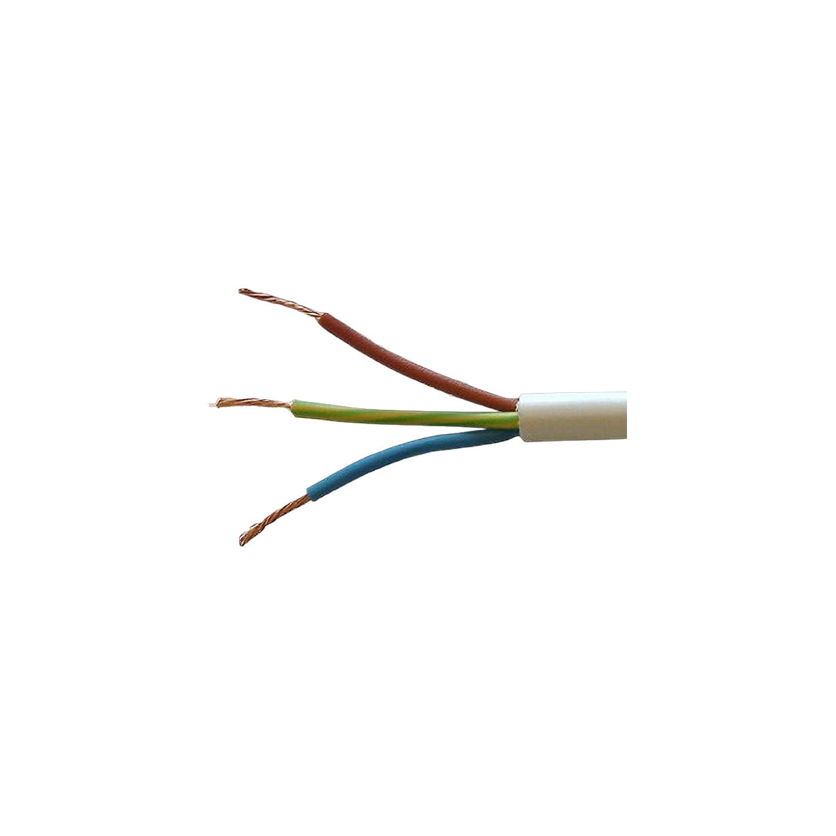 3183Y2.5WHI100 BASEC Approved 3183Y White 3 Core PVC Insulated ...