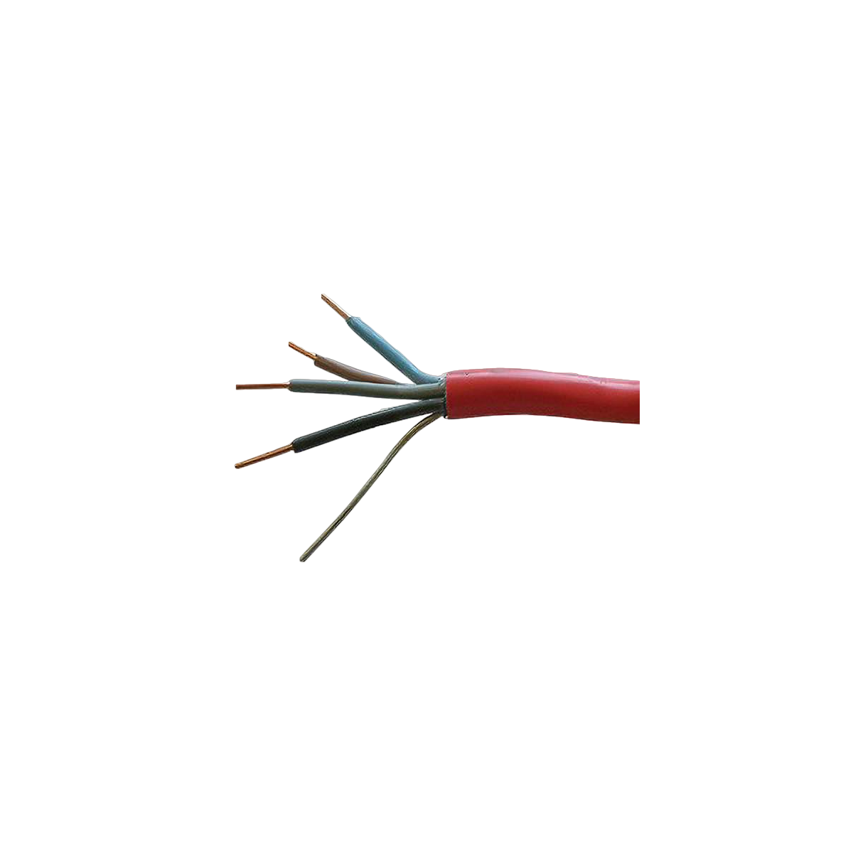 Datwyler 4C-E1.5RED100 Lifeline Red 4 Core Fire Resistant Solid Cable ...