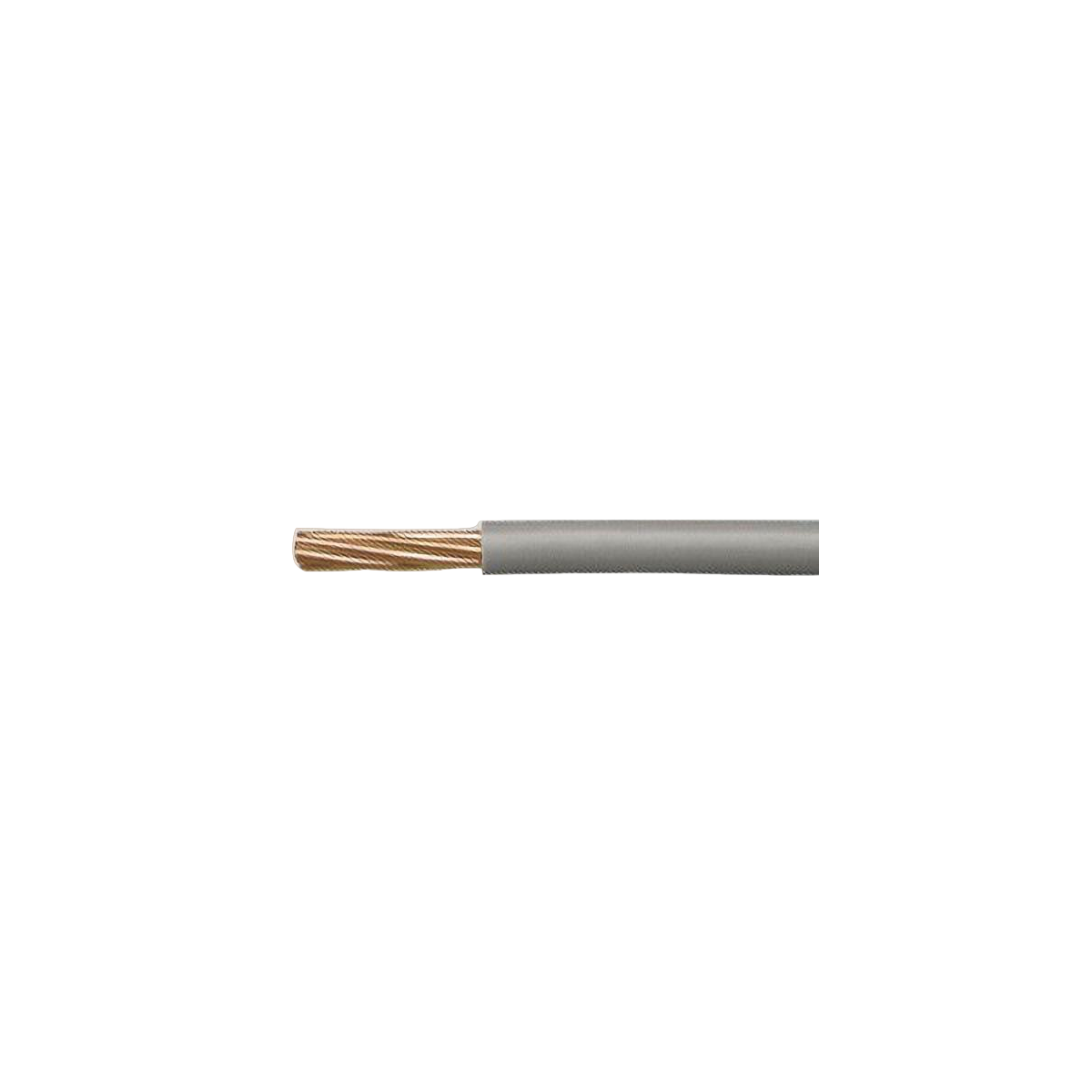 BASEC Approved 6491B Grey Single Core Insulated Low Smoke Zero Halogen ...