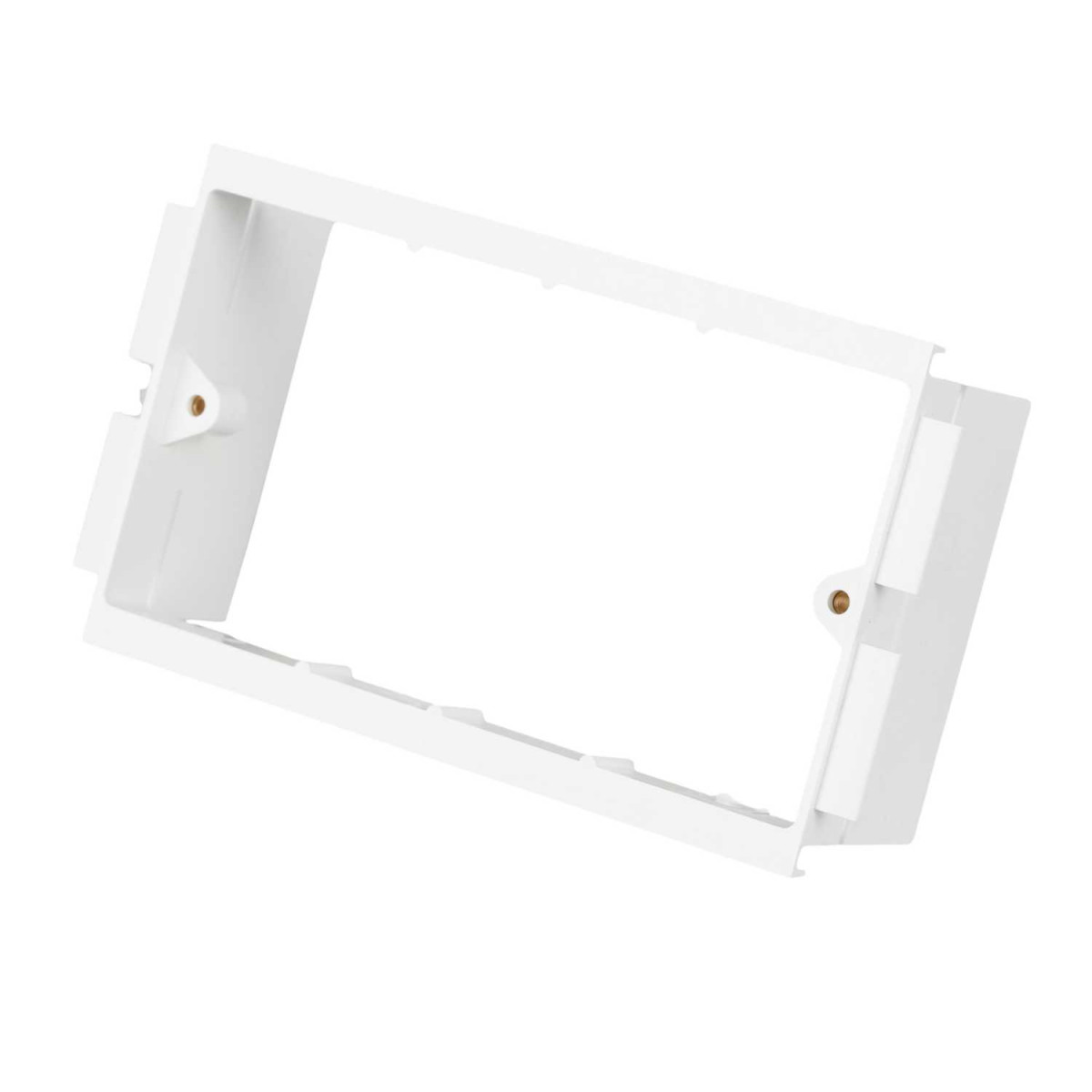 MK Electric VP180WHI Prestige 3D White 3 Compartment Skirting & Dado ...