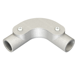 CF25IBG Galvanised Steel Inspection Bend 25mm - Shop4 Electrical