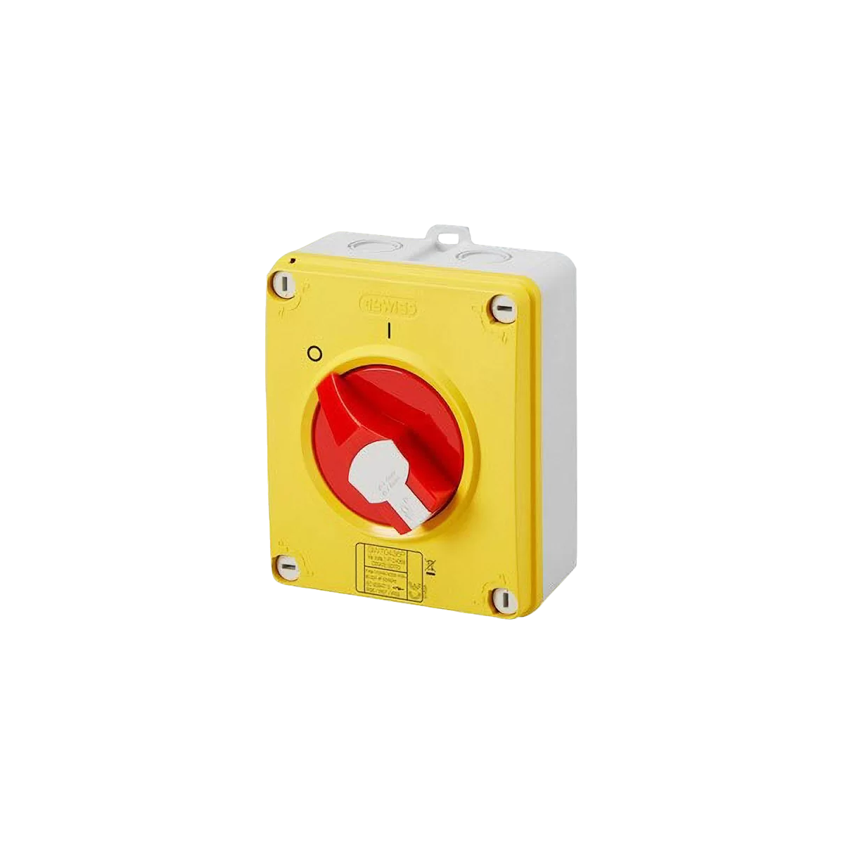 Gewiss GW70434P RT Series DP Rotary Isolator Switch 32A - Shop4 Electrical