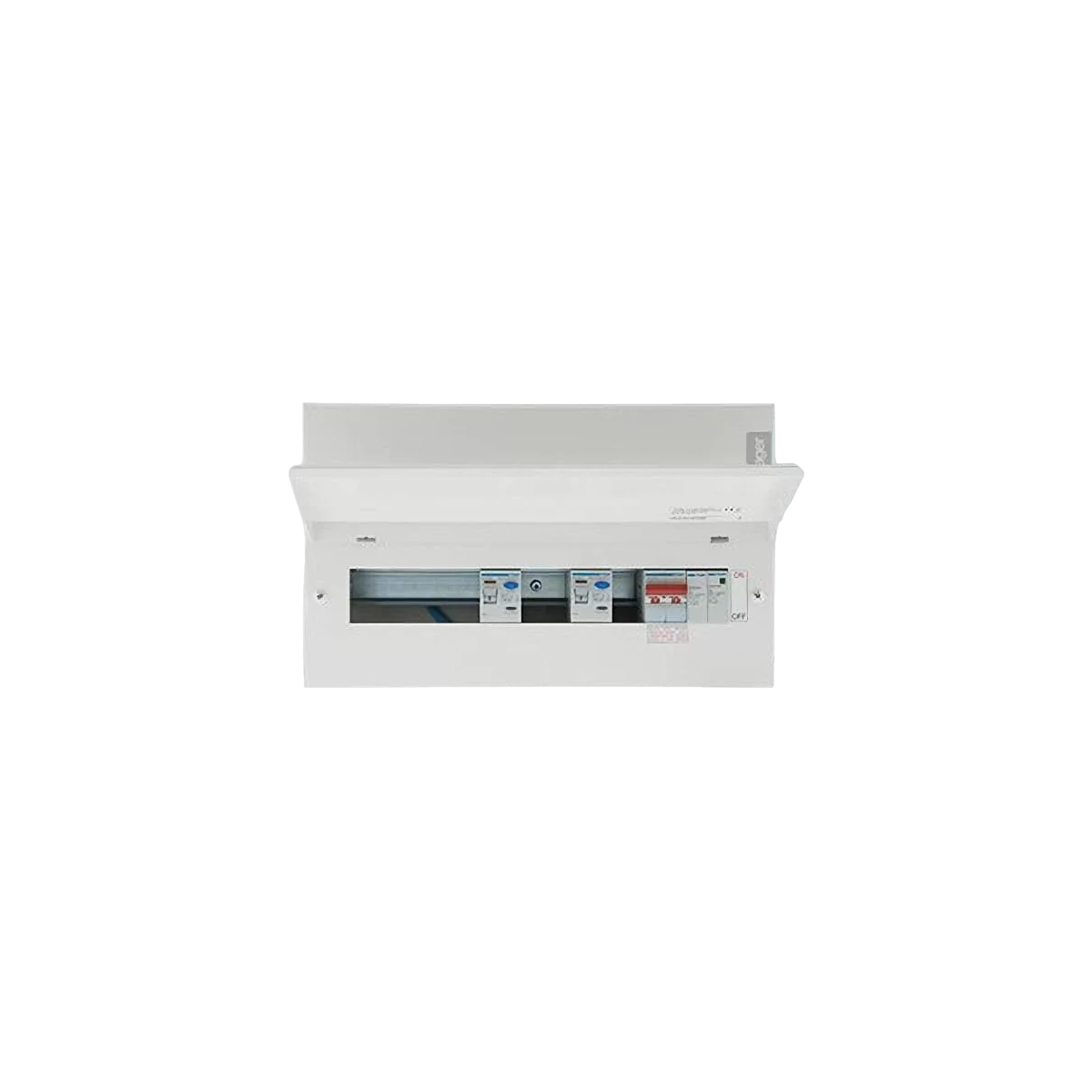 Hager VML910CUSPDRK 10 Way Consumer Unit + Main Switch & RCD 100A ...