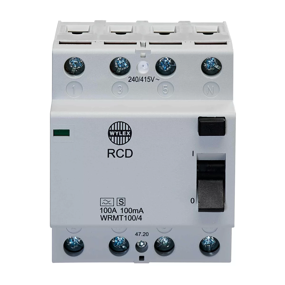 Wylex WRMT100/4 4P Time Delayed RCD 100A 100mA - Shop4 Electrical