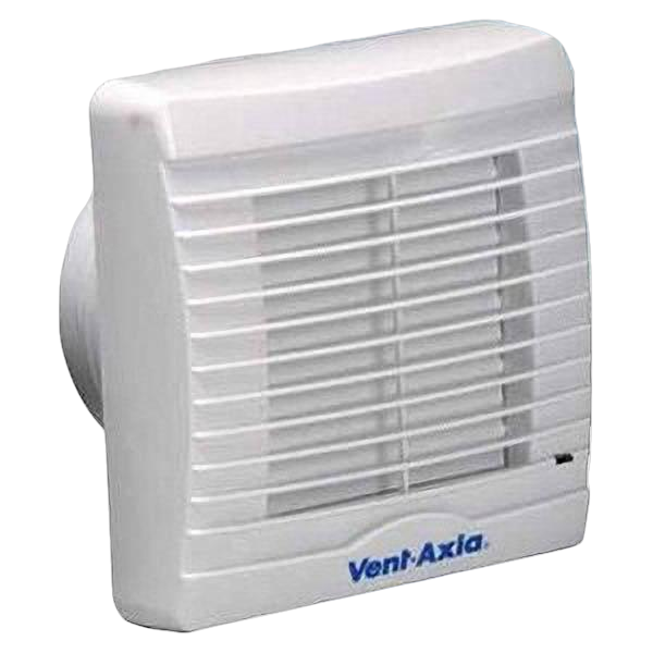 Vent Axia VA100XT White Bathroom Axial Fan With Backdraught Shutter Timer & Neon IPX4 100mm / 4 ...