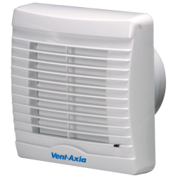 Vent Axia VA100XT White Bathroom Axial Fan With Backdraught Shutter Timer & Neon IPX4 100mm / 4 ...