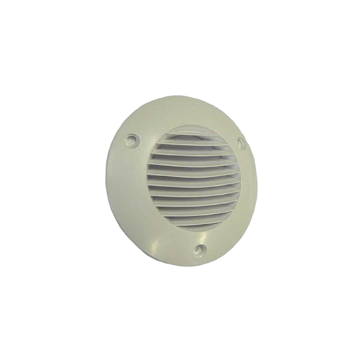 Airflow 72593102 iCON Round White External Wall Grille For iCON60 Fans ...