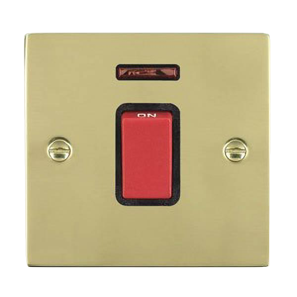 Hamilton Litestat Sheer Flat Plate Polished Brass Double Pole Switch ...