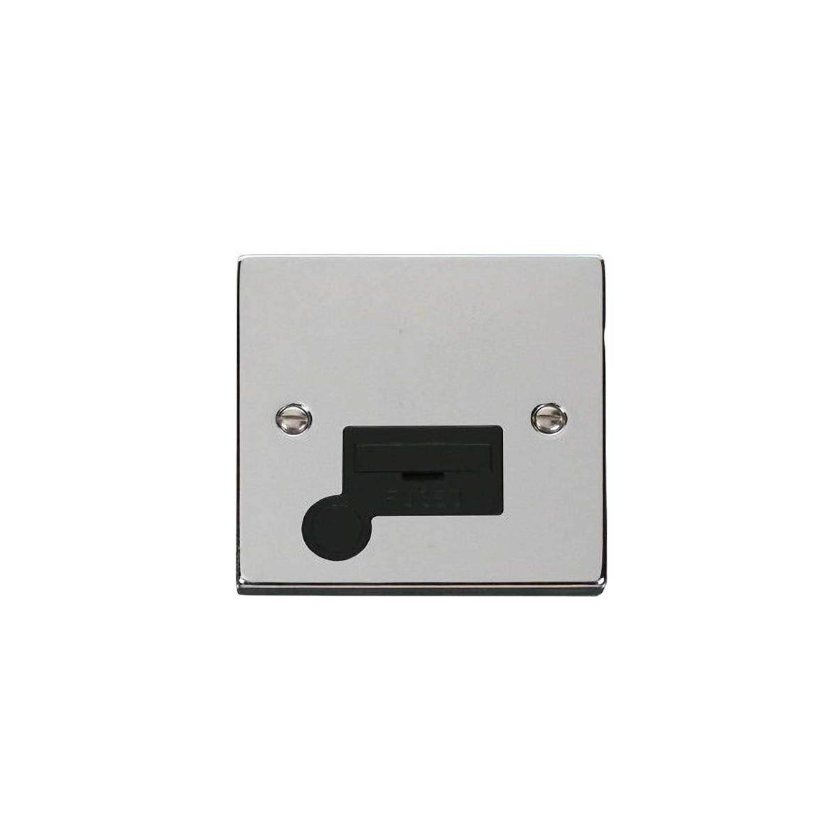 Click VPCH050BK Deco Polished Chrome Unswitched Fused Connection Unit ...