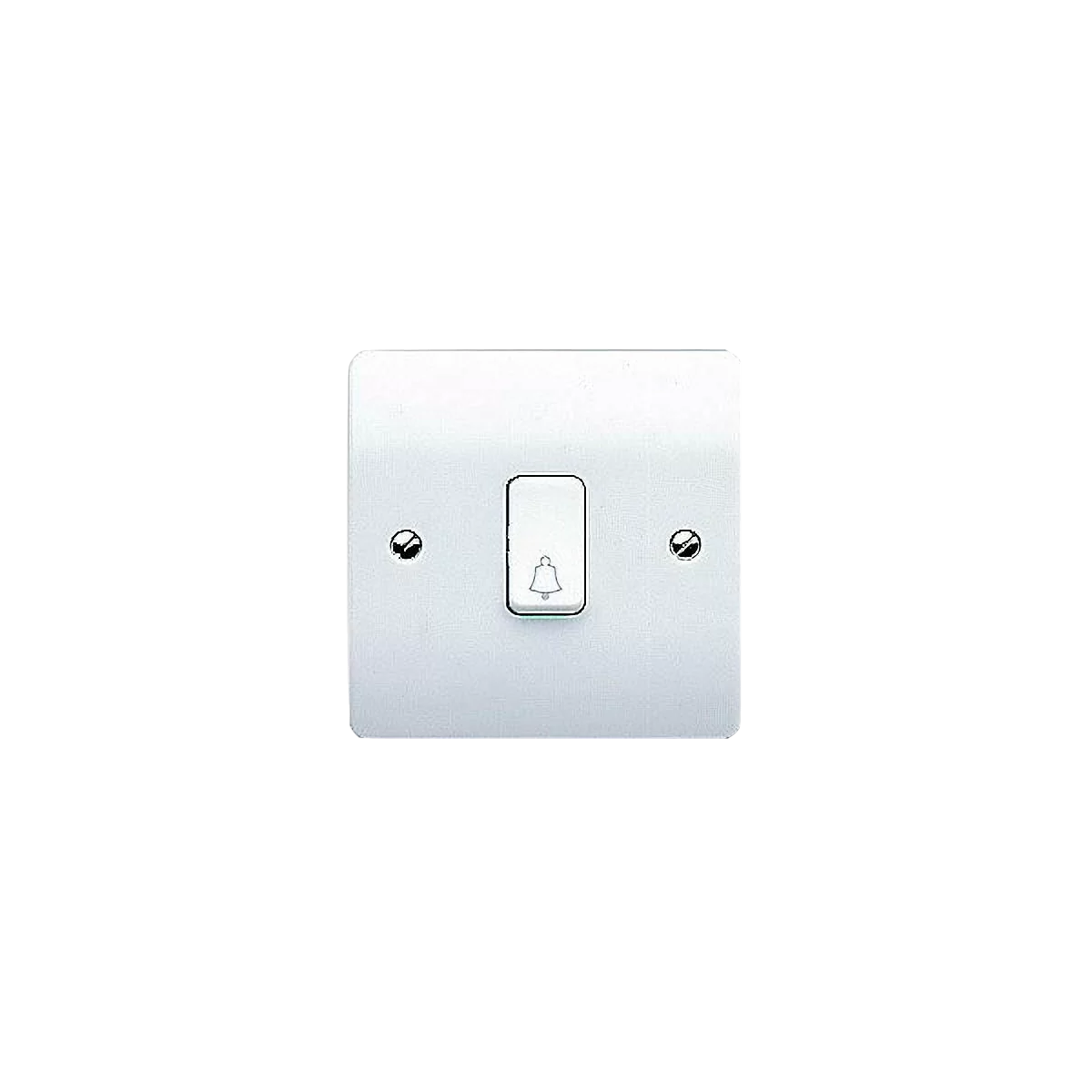 MK Electric K4878BWHI Logic Plus White 1 Gang 2 Way Single Pole Bell ...