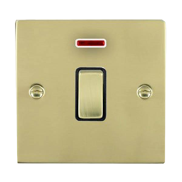 Hamilton Litestat Sheer Flat Plate Polished Brass Double Pole Switch ...