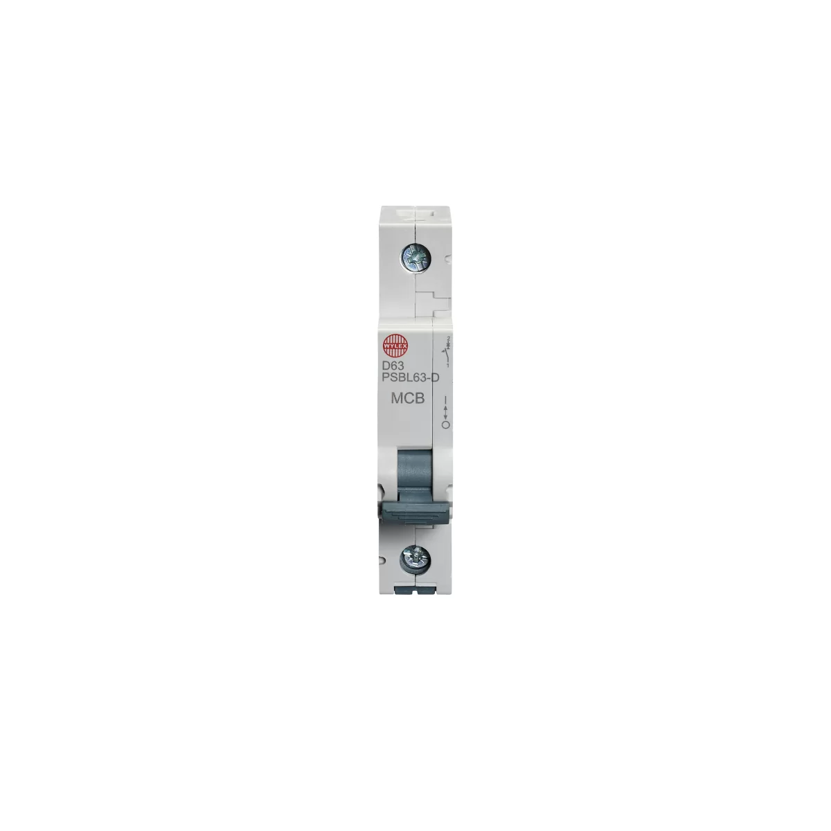 Wylex PSBL63-D Single Pole D Curve MCB 63A 10kA - Shop4 Electrical