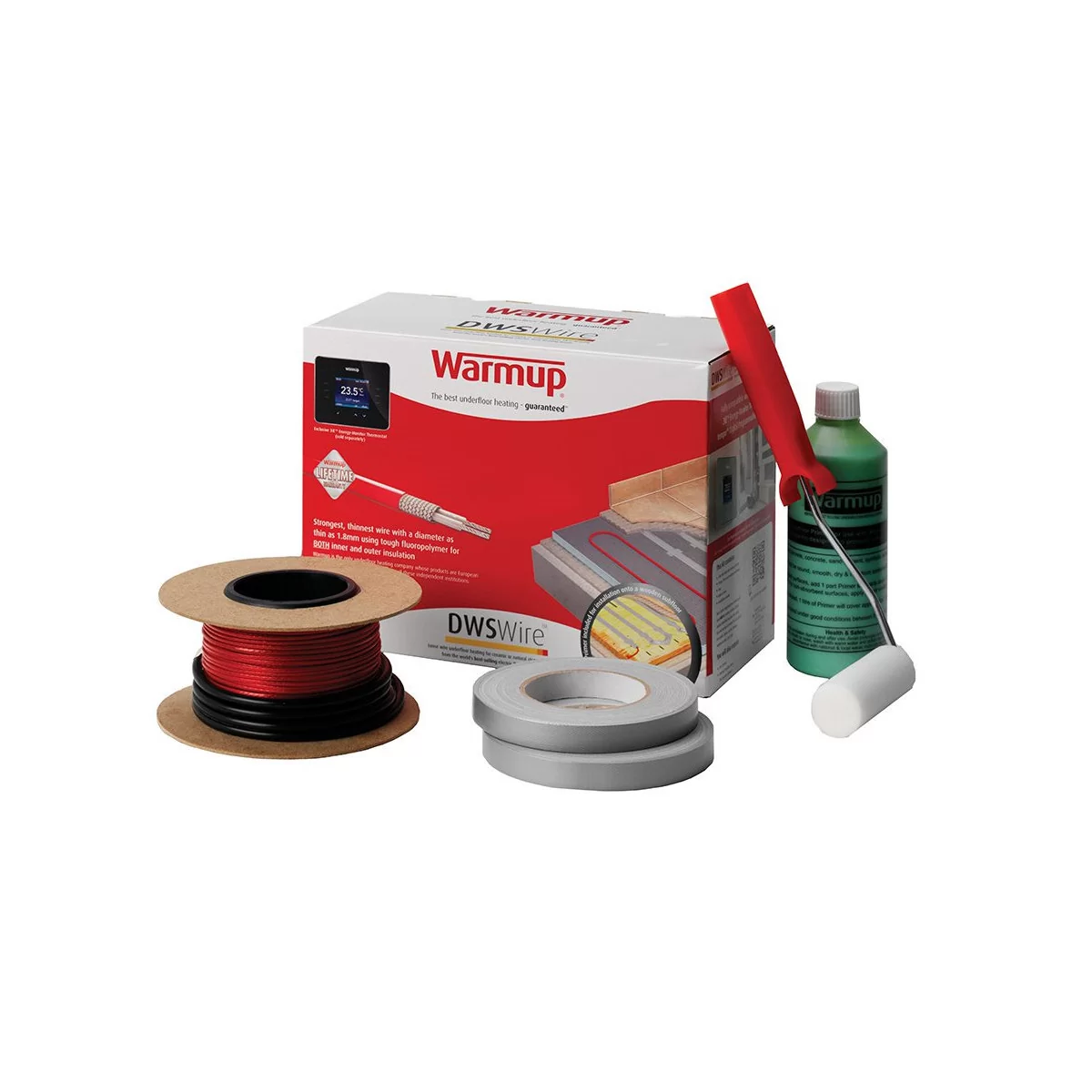 WarmUp 3XDWS800+DWS600 UFH Heating Cable 20.5m²-21.9m² 3000W - Shop4 ...