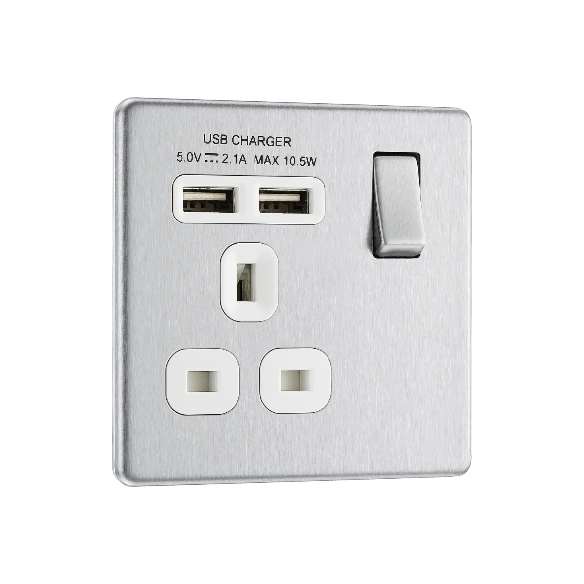 BG Electrical FBS21U2W Decorative Sockets & Accessories - Shop4 Electrical