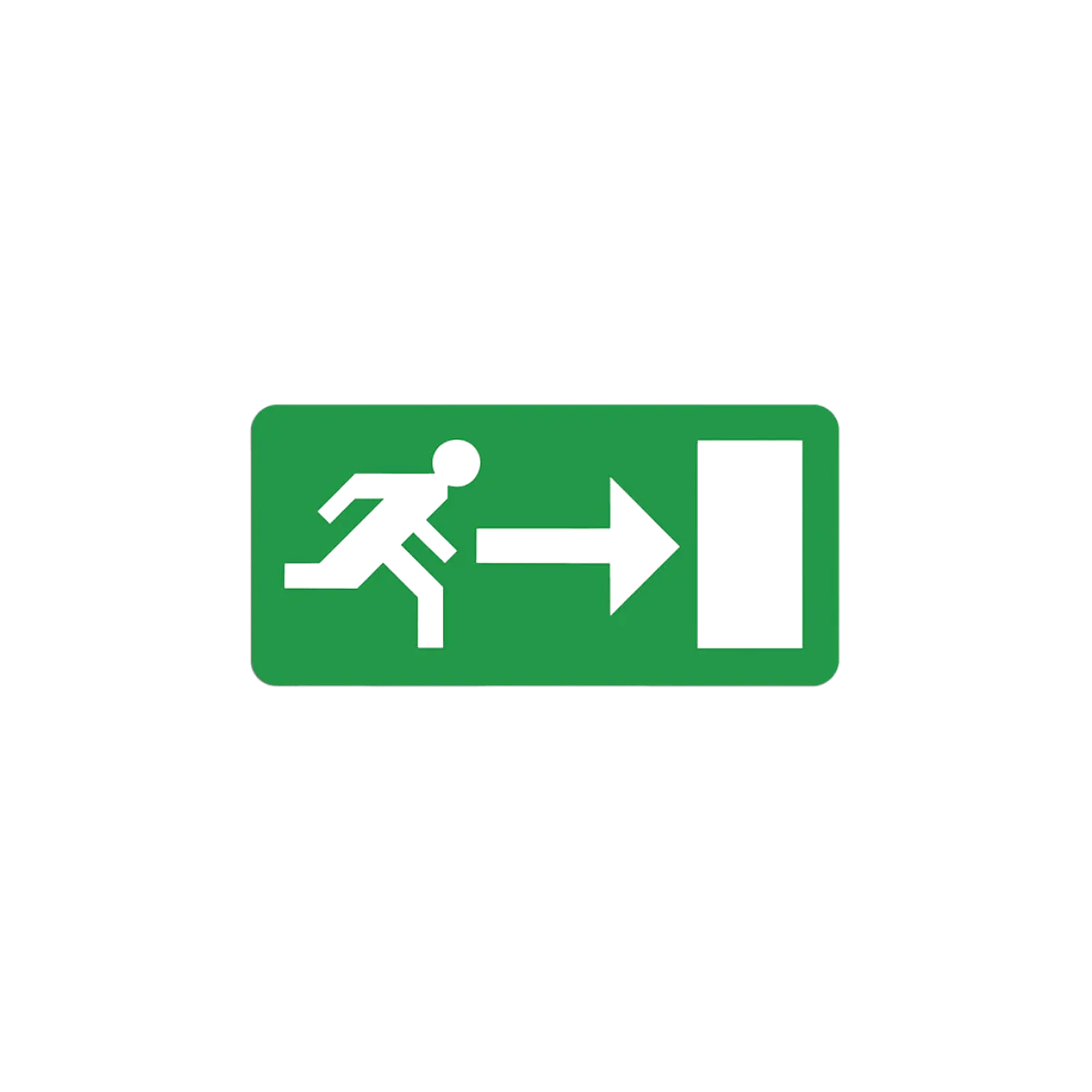 Eterna EBLGDR Right Arrow LED Exit Box Legend - Shop4 Electrical