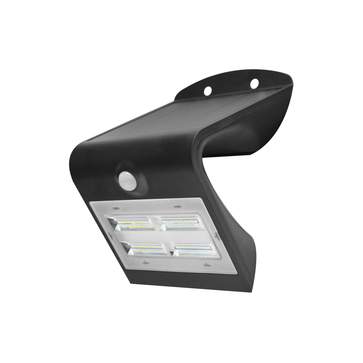 Robus RSO340P-04 Black 3.2W Solar LED Wall Light IP65 - Shop4 Electrical