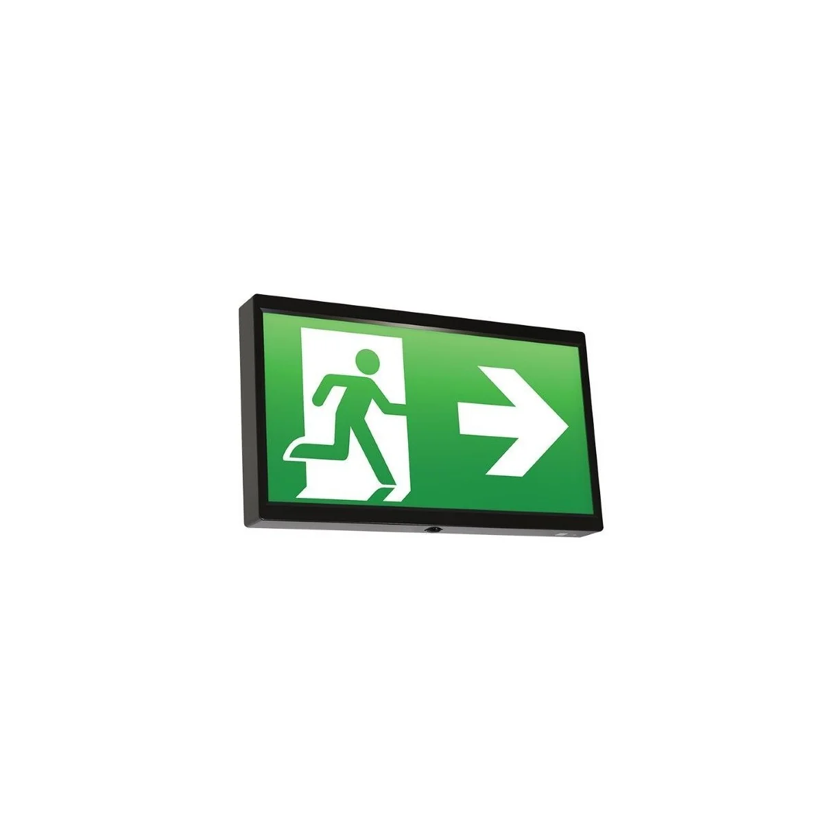 Ansell AENLED/LI/3M/STB EndLED Black Low Profile Self-Test Emergency ...