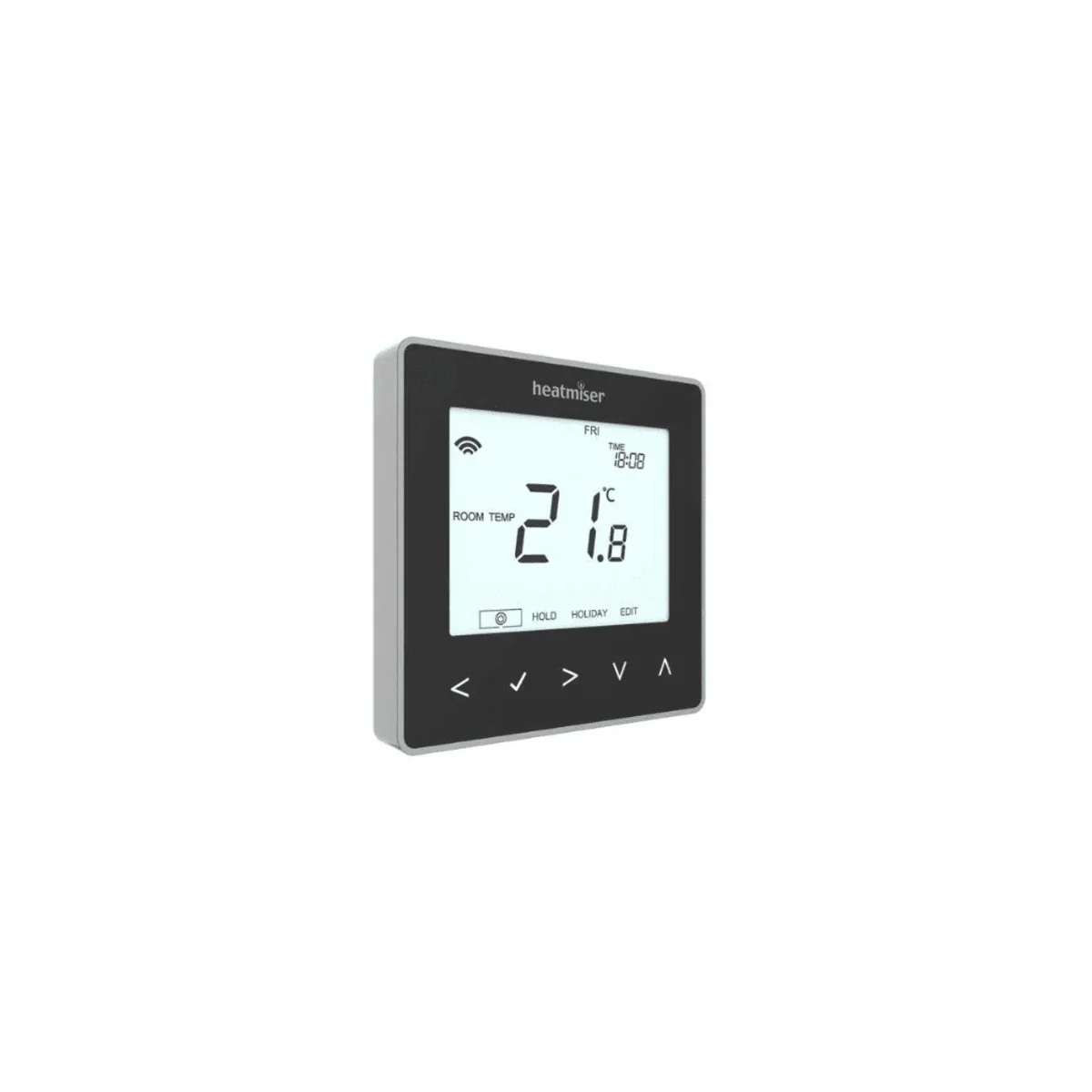 Heatmiser NEOSTAT BLACK V2 Self Learning Flush Mounting Thermostat ...