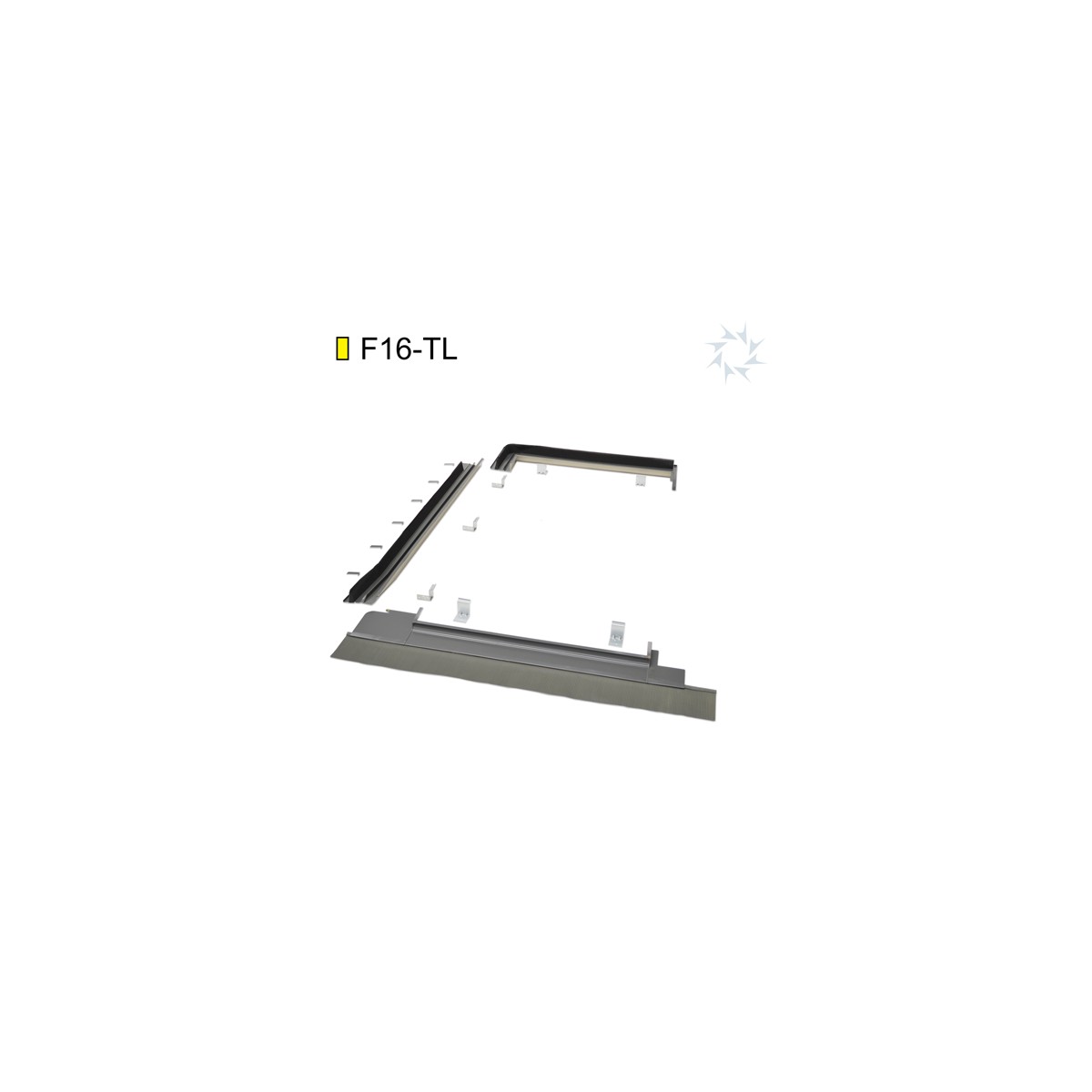 VIRIDIAN F16-TL-M10 Portrait Roof Kit Left - Shop4 Electrical