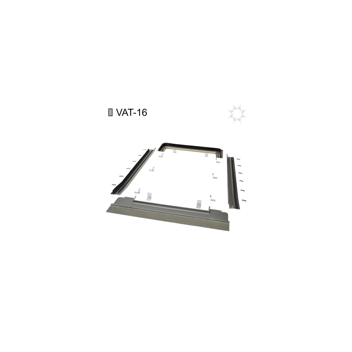 VIRIDIAN VAT16-M10 Portrait Roof Kit Single Panel - Shop4 Electrical