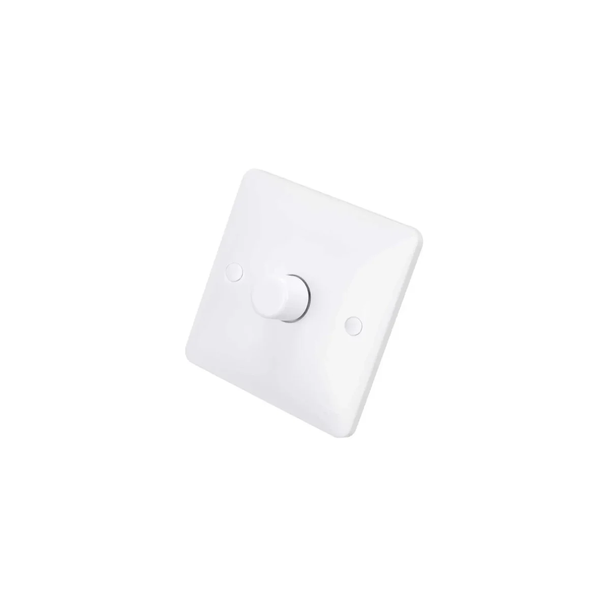 Hager WMDR1L Sollysta White 1 Gang 2 Way Rotary Dimmer Switch Leading ...