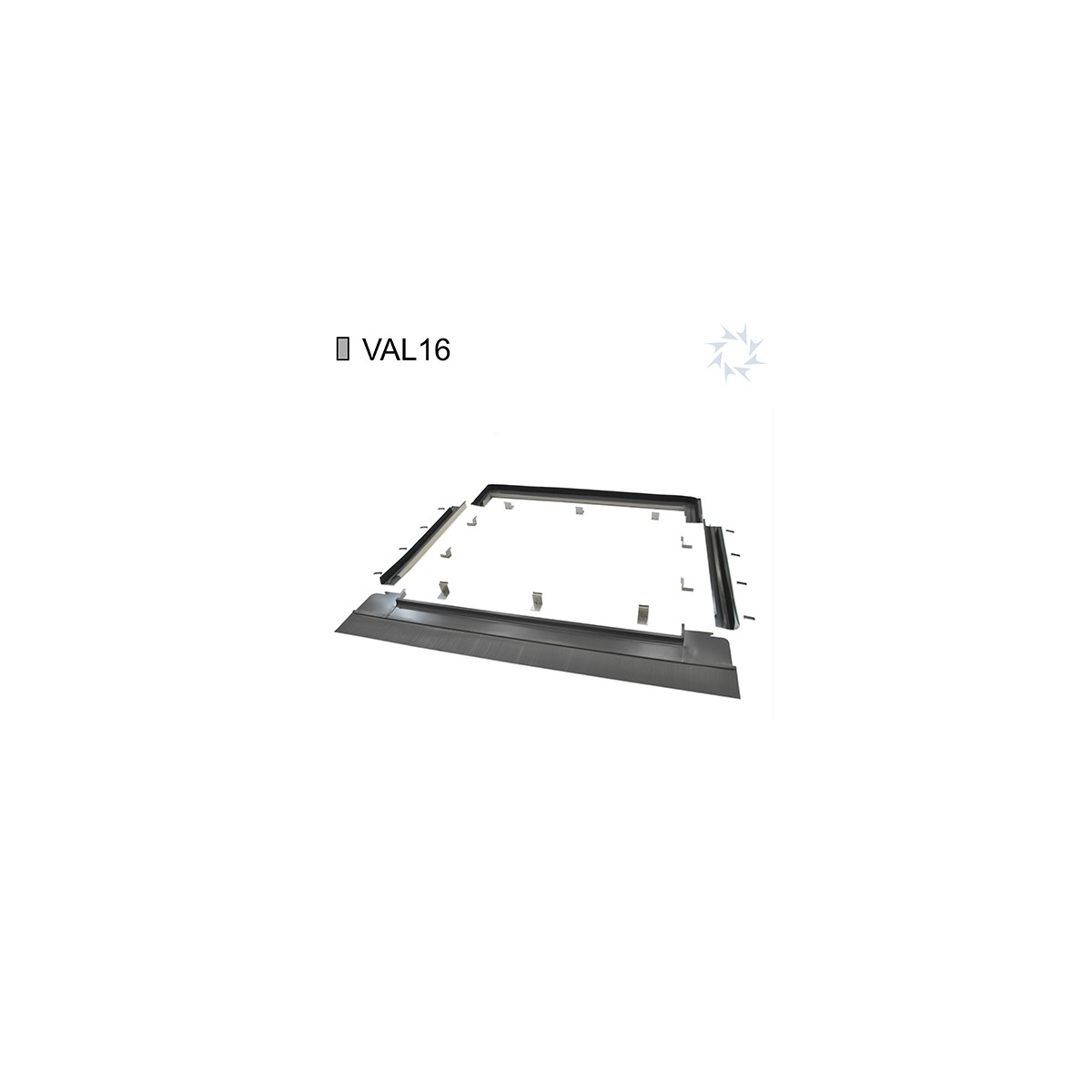 VIRIDIAN VAL16-1M0 Landscape Roof Kit Single Panel - Shop4 Electrical