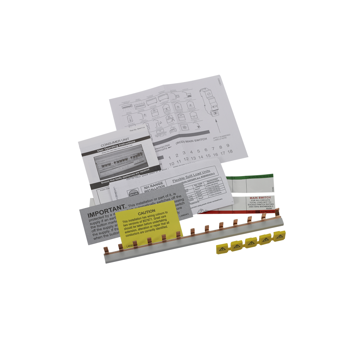 Wylex NH13CBKIT 13 Pin Comb Busbar - Shop4 Electrical