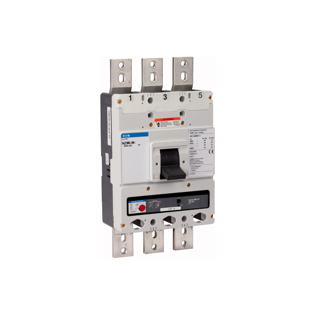 Eaton MEM NLW-800 Moeller Series MCCB 800A 3P Switch Disconnector ...