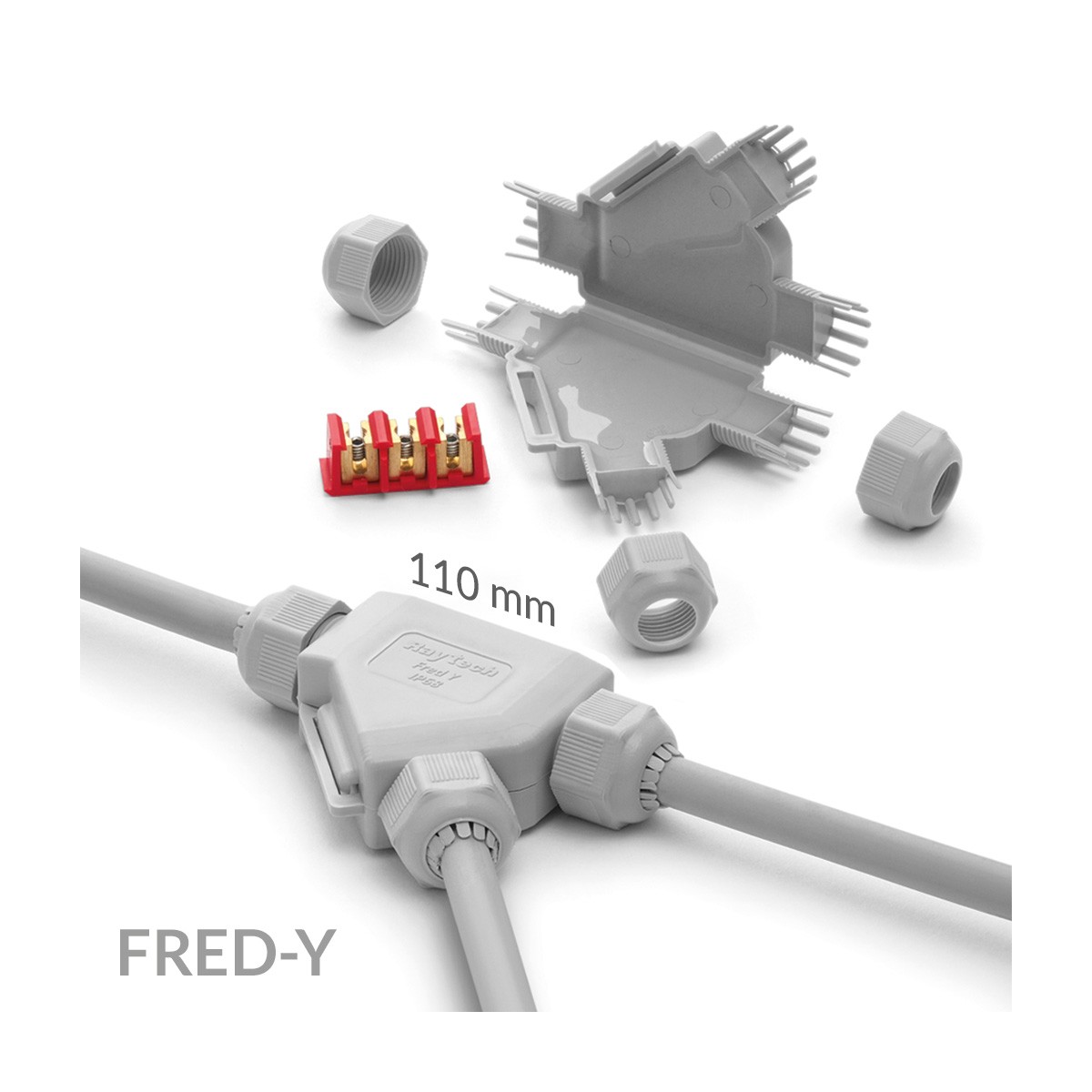 Lucas FRED-Y Pre-filled Gel Micro Y Joint Complete with Connector IP68 ...