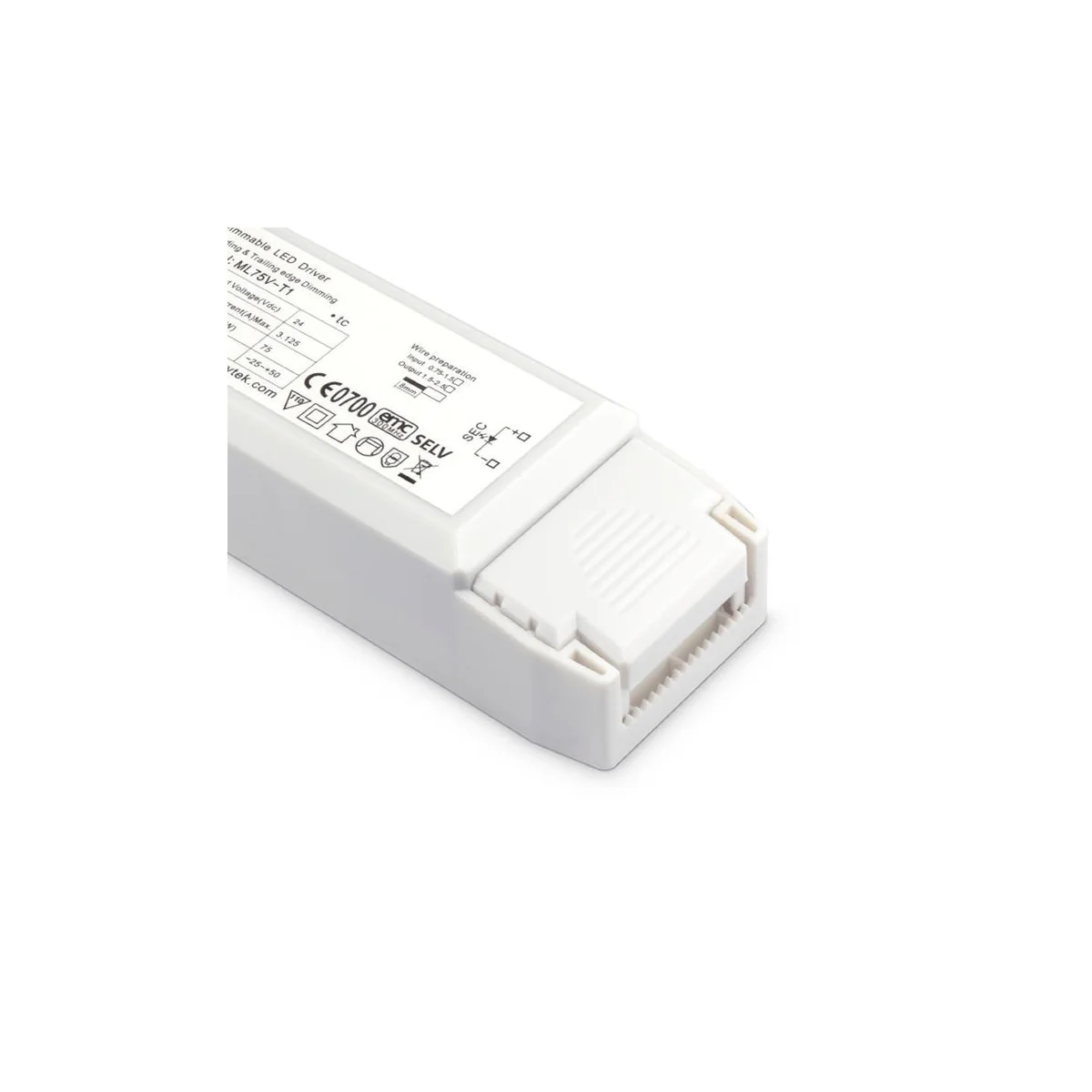 JCC BC020001 75W TRIAC Dimmable LED Striplight Driver 24V - Shop4 ...
