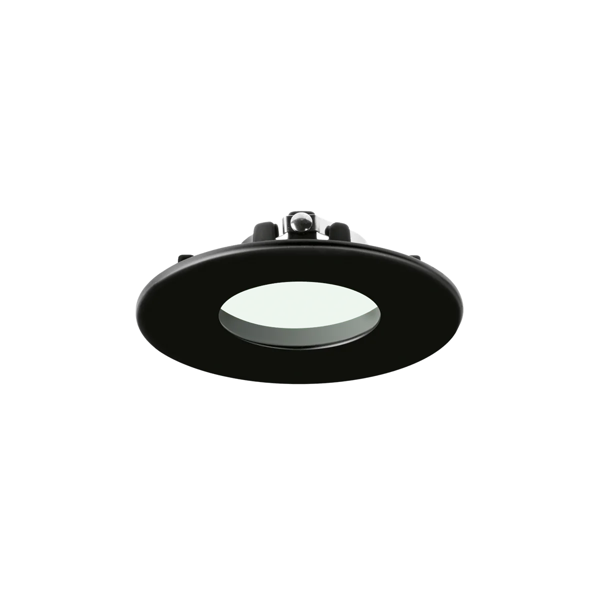 Enlite EFD Pro EN-BZF93MB Matt Black Round Fixed Downlight Bezel - Shop4 Electrical