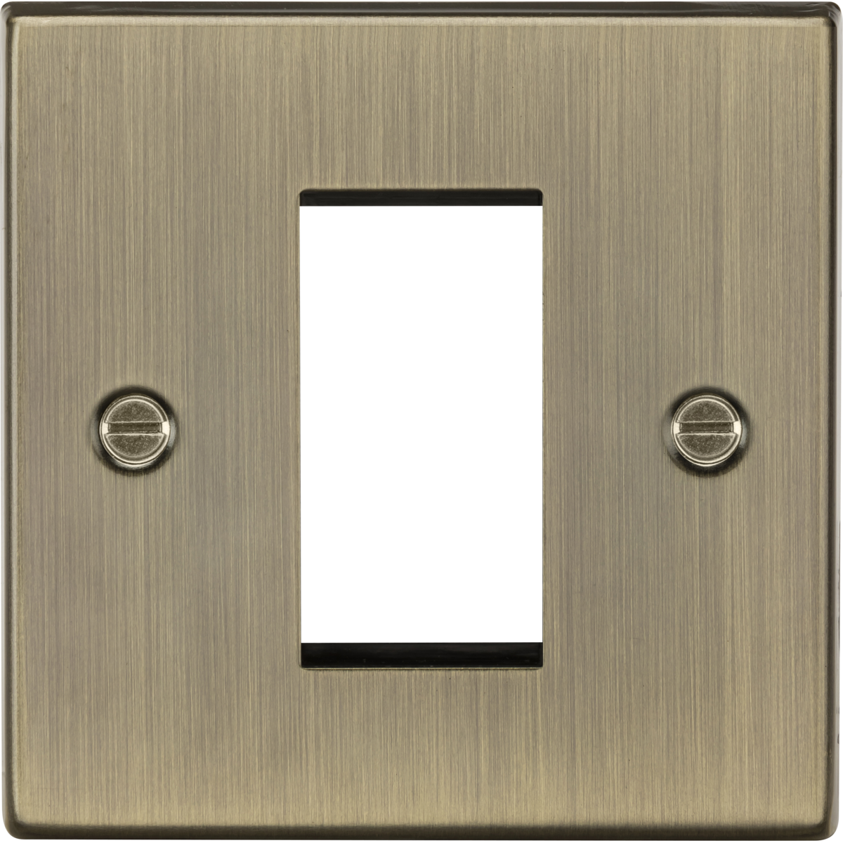 MLA Knightsbridge CS1GAB 1G Modular Faceplate - Antique Brass - Shop4 ...