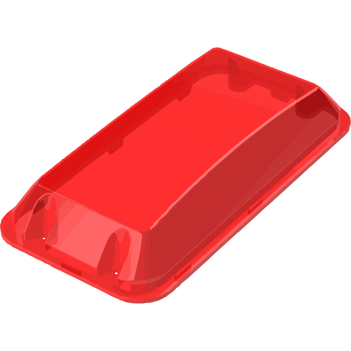 Ovia OR5RD Red Rectangular LED Bulkhead Diffuser - Shop4 Electrical