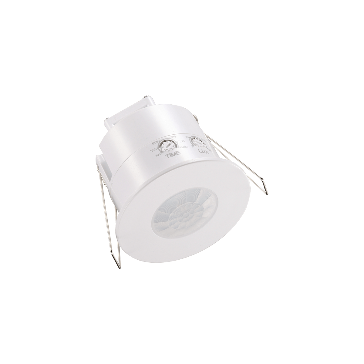Ovia OVPIR009WH White Recessed 360° Flush PIR with Manual Override IP20 ...