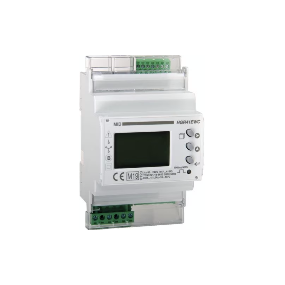 Hager JN201MID JN Multifunction Meter Pack 250A Pulsed and Modbus MID ...