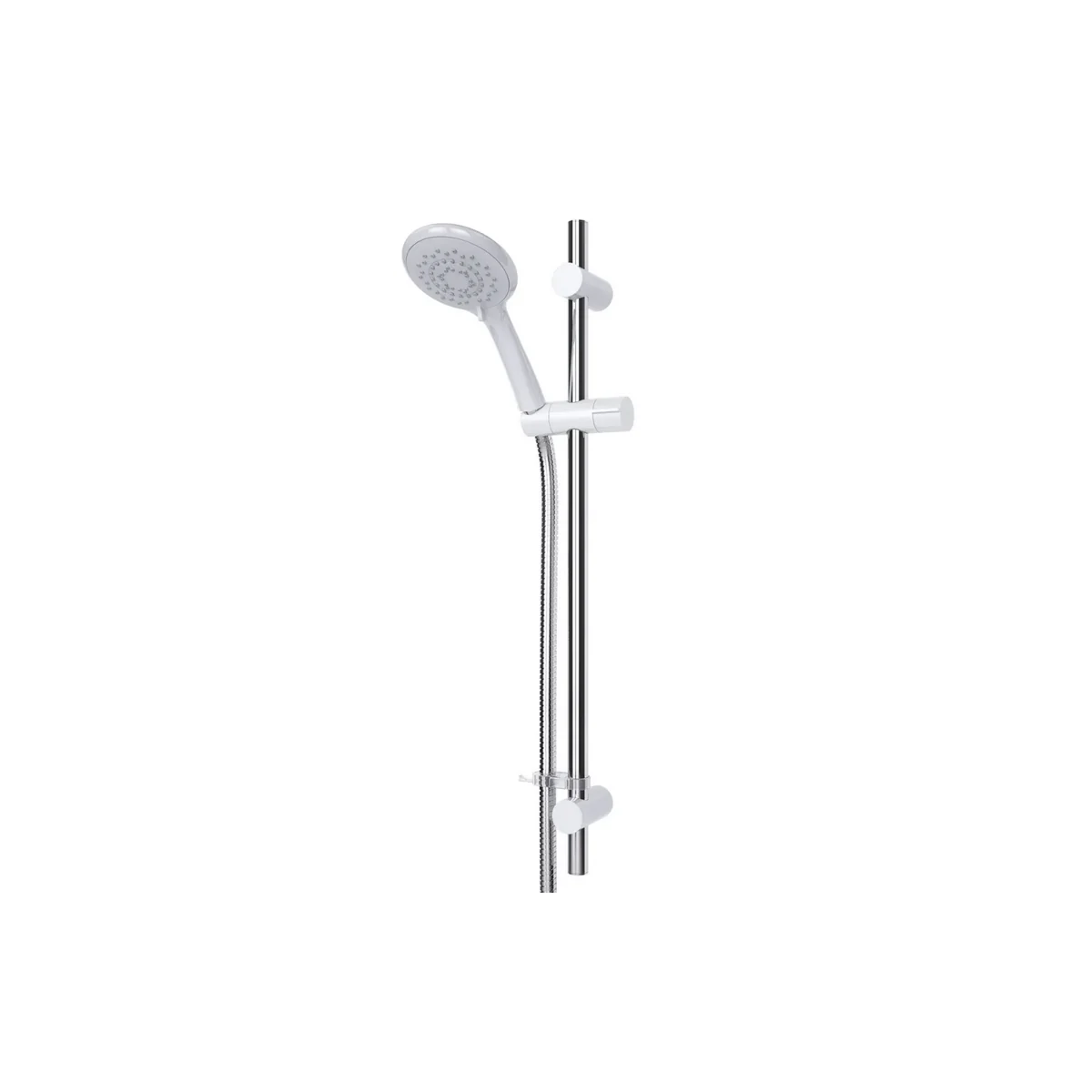 Triton TSKFPRO8000WC White/Chrome DuraFlow™ Pro-Fit-8000 Series Shower ...