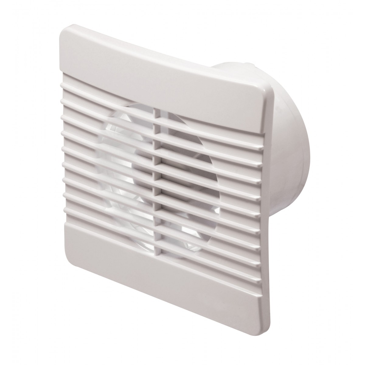 Manrose FLAT150S Slimline Axial Bathroom Fan with Integral backdraught ...