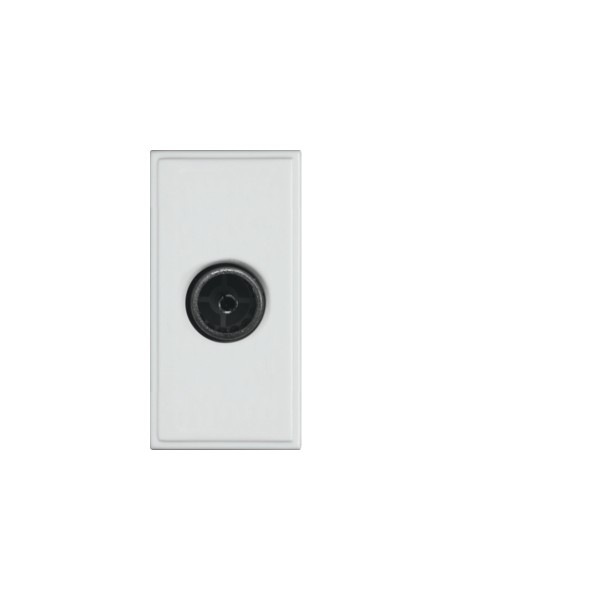 Hager WMMTVF Sollysta White Single IEC Female Euromodule - Shop4 Electrical