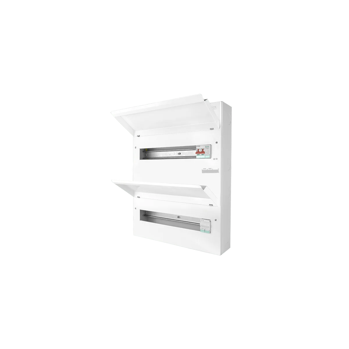 Scolmore CUDEB36MSSPC31 Elucian 36 Way Dual Row Metal Consumer Unit ...