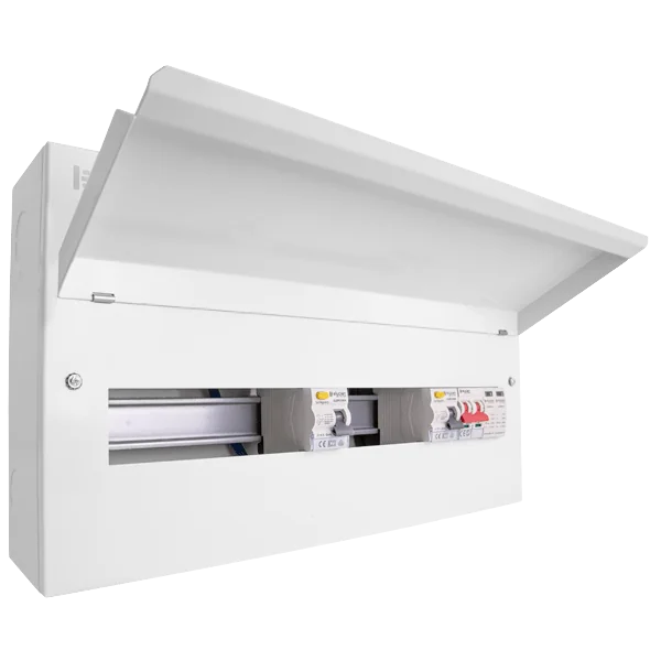 Scolmore CUEB22MSRCDSP14 Elucian 22 Way Metal Consumer Unit With 100A ...